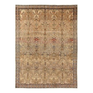 Canvello Ivory Antique Silkroad Tabriz Rugs - 7' X 9' - Beige - Brown ...