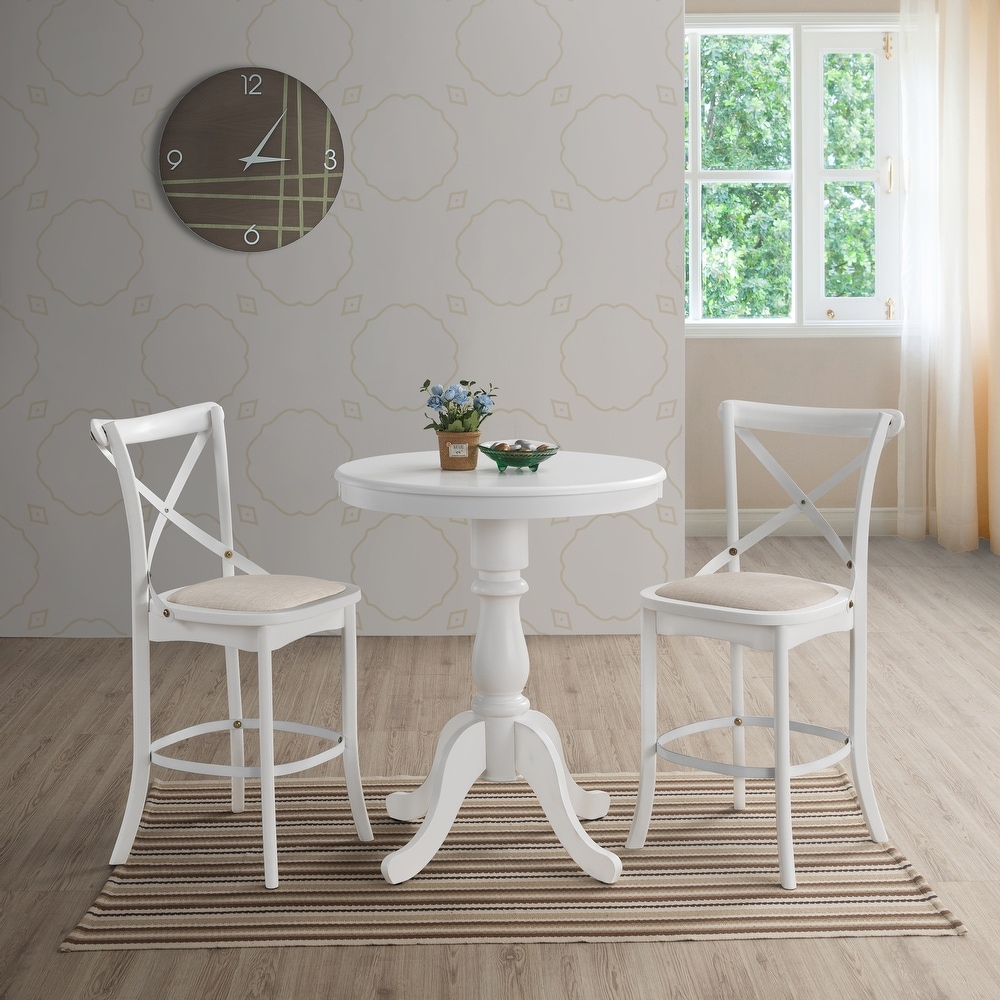 white bar table round