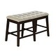 Best Quality Furniture Rustic Counter Height Chairs and Bench - Bed ...
