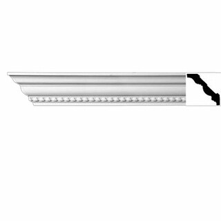 Ornate Cornice White Urethane 3" H Chilton Springs | Renovator's Supply ...