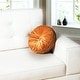 Timberbrook Taylor Tufted Velvet Center Button Decorative Throw Pillow ...