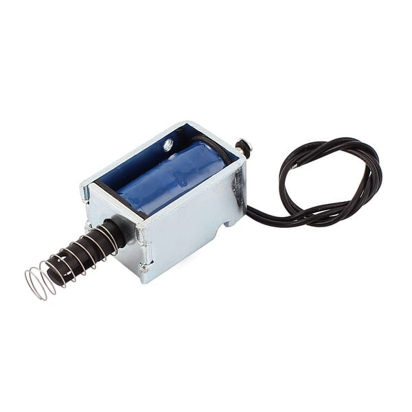 Unique Bargains JF-0730B DC 12V Open Frame Solenoid Electromagnet w ...