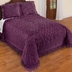 Soft & Luxurious Diamond Pattern Bella Chenille Bedspread - Bed Bath ...