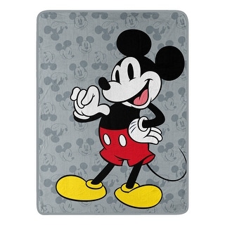 Disney Mickey Mouse This Is Mickey Micro Raschel Throw Blanket - Bed ...