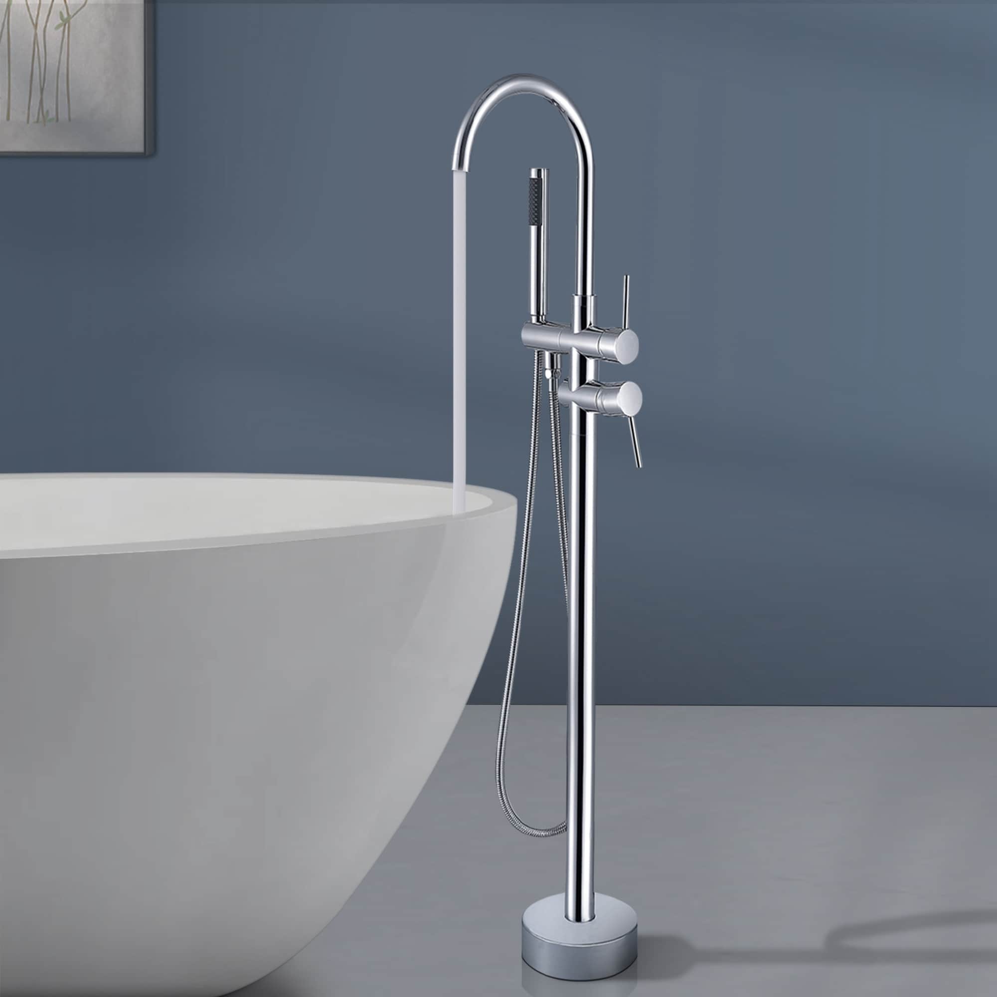 Topcraft Classical Freestanding Bathtub Faucet with Handheld Shower ...