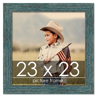 23x23 Distressed/Aged Color Wood Picture Square Frame - Bed Bath ...