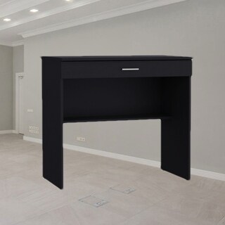 Sleek Compact Workstation with Large Work Surface, Discreet Storage ...