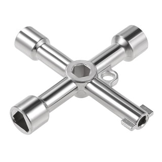 Electrical Cabinet Key 4-Way Triangle/Square Water Meter Box Key ...
