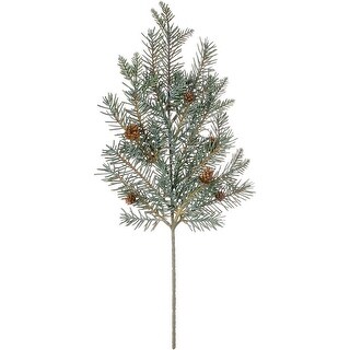 Frosted Pine Spray W/Cones 21"- - Bed Bath & Beyond - 18451670