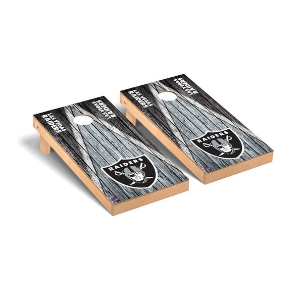 Las Vegas Raiders NFL Football Triangle Cornhole Board Set - Bed Bath ...