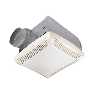 NuTone 763 50 CFM 2.5 Sone Ceiling Mounted HVI Certified Bath Fan with ...