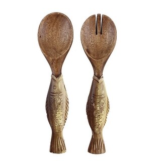 Acacia Wood Fish Servers - Bed Bath & Beyond - 40391849