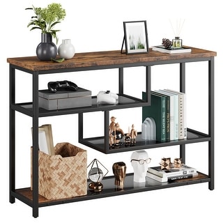 39.4" Console Table 4-Tier Narrow Entryway Table - Bed Bath & Beyond ...