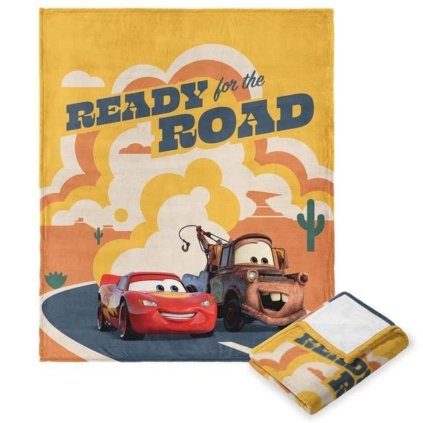 Disney Pixar Cars Road Ready Silk Touch Throw Blanket - Bed Bath ...
