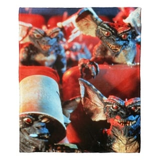 Warner Brothers Gremlins Rowdy Movie Goers Silk Touch Throw Blanket ...