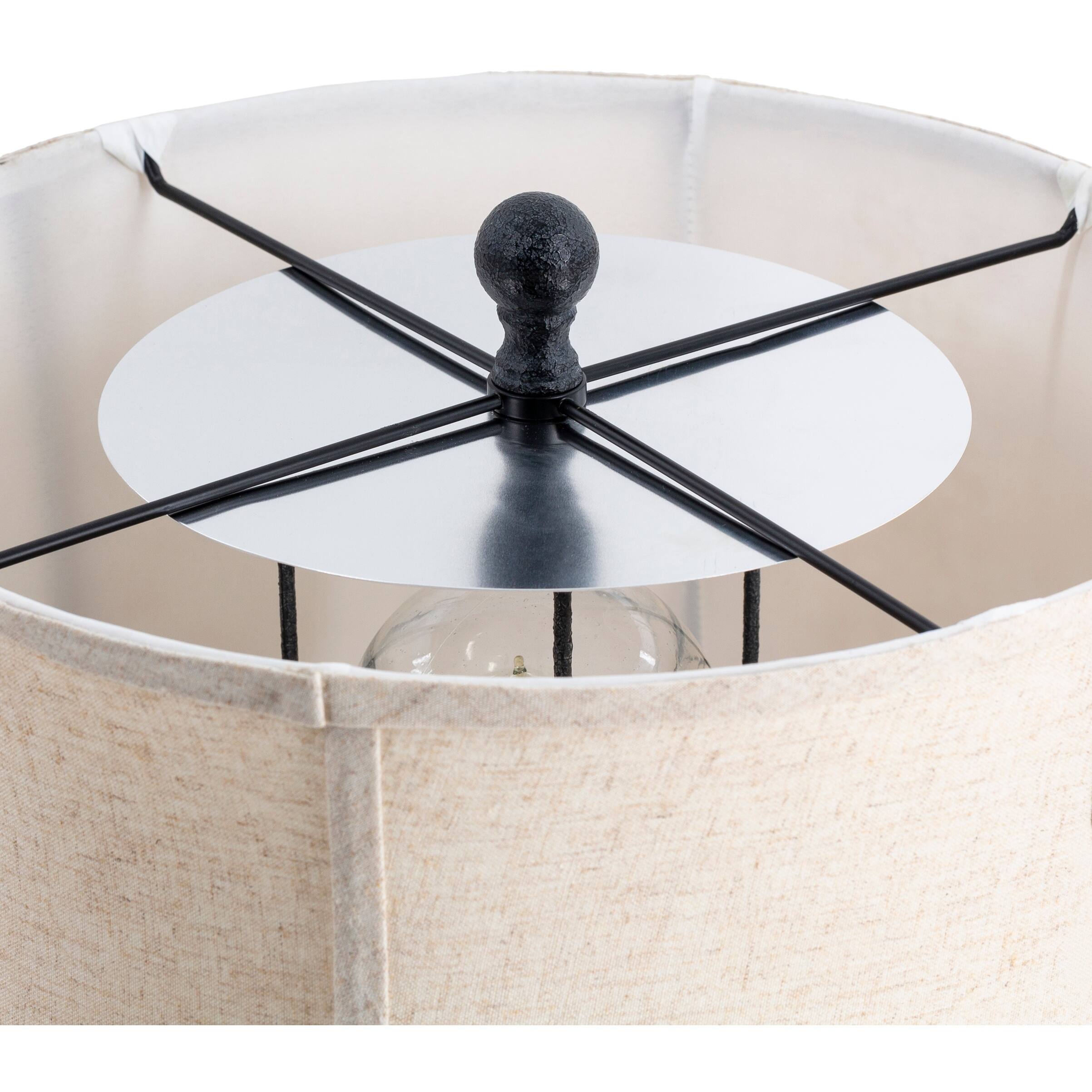 Teagan Indoor/ Outdoor Faux Wicker Table Lamp - 29"H x 16"W x 16"D - On ...