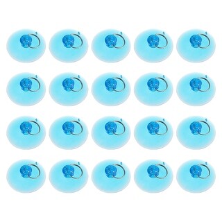 20pcs 3/16" Small Suction Cup with Rings Suction Cup Strong Sucker Blue ...