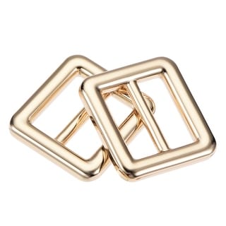 19mm Metal Slide Strap Adjustable Buckle Fastener Gold Tone 6pcs - Gold ...