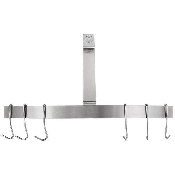 Cuisinart Chef's Classic Half-Circle Wall-Mount Pot Rack, Brushed ...