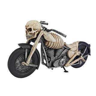 Design Toscano Bone Chillin' Skeleton Motorcycle Statue - Bed Bath ...