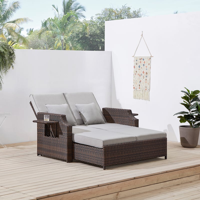 Ove Decors Wicker Outdoor Day Bed