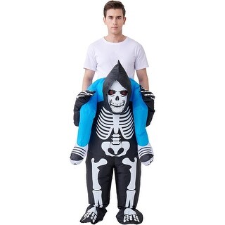 Inflatable Skeleton Costume Ride Costumes Halloween Cosplay - Bed Bath ...