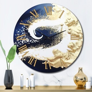 Designart "Abstract Aeral View Sunshine In The Artic" Abstract Shapes ...