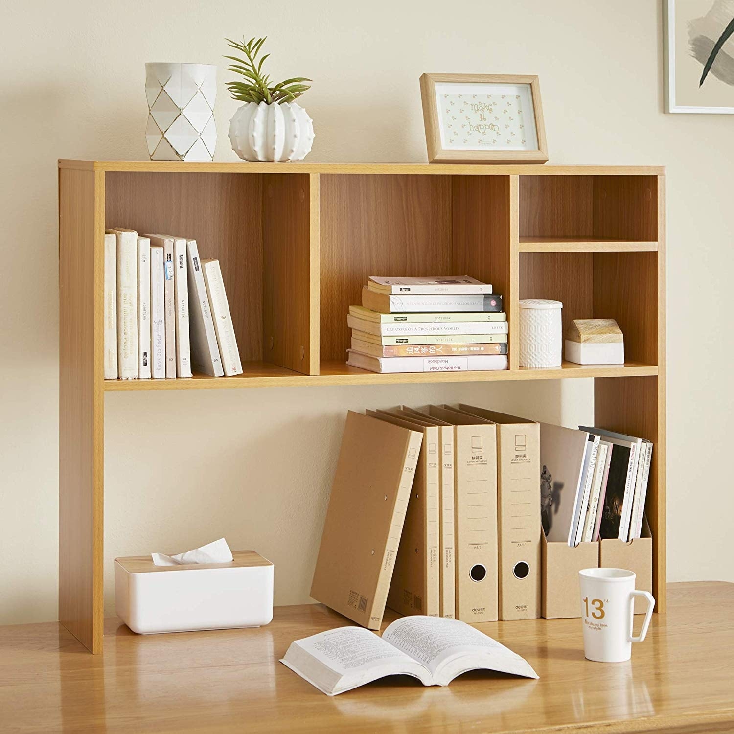 DormCo Cube White Wood Desk Bookshelf - On Sale - Bed Bath & Beyond ...