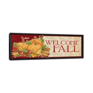 iCanvas "Fall Harvest Welcome Fall Sign" by Tara Reed Framed - Bed Bath ...