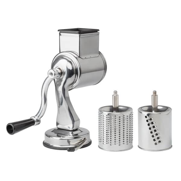 Fantes Suction Base Cheese Grater with 2 Grating Drums - Bed Bath ...