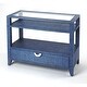 Handmade Butler Amelle Blue Raffia Console Table (Philippines) - Bed ...