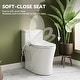 HOROW Non-Electric Bidet Seat for Elongated Toilets with Front and Rear ...