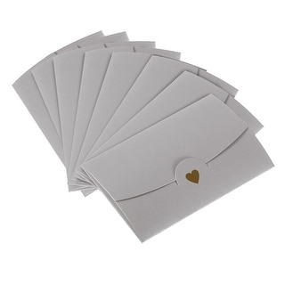 Mini Envelopes, Small Gift Card Holders Retro Gold Heart Business ...
