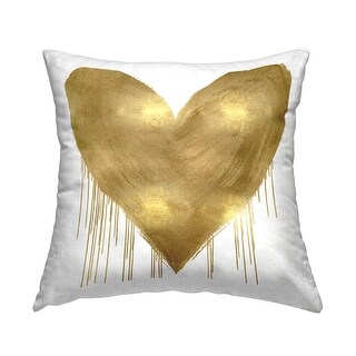 Stupell Modern Glam Heart Shape Printed Throw Pillow Design by Lindsay ...