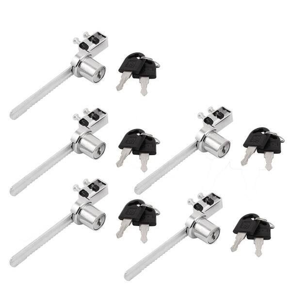 Drawer Display Case Showcase Window Sliding Glass Door Lock w Keys 5pcs ...