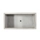 Ella Outdoor Modern Cast Stone Rectangular Planter by Christopher ...