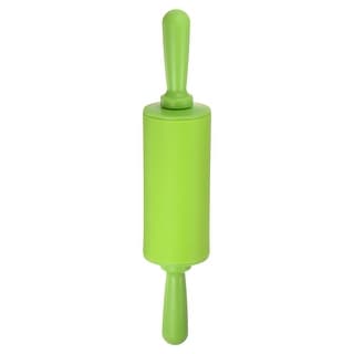 Silicone Rolling Pins for Baking 23.5cm x 4.2cm Roller Green - Bed Bath ...