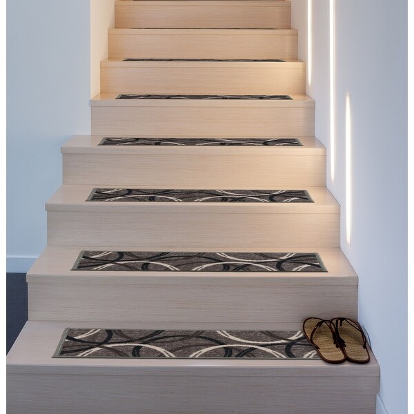 World Rug Gallery Distressed Bohemian Non-Slip Stair Treads - On Sale ...
