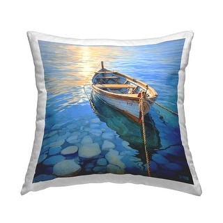 Stupell Docked Boat Over Rocks Design by RB - Bed Bath & Beyond - 40181733