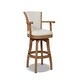 Williams Swivel Counter and Bar Stool with Armrests - Bed Bath & Beyond ...