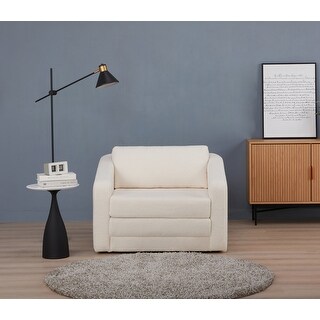 Pala Sherpa Convertible Sleeper Arm Chair Bed - On Sale - Bed Bath ...