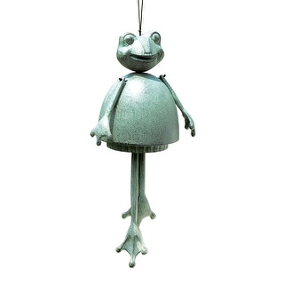 SPI Home Silly Frog Wind Chime - Cast Iron Wind Chime, Amphibian Wind ...