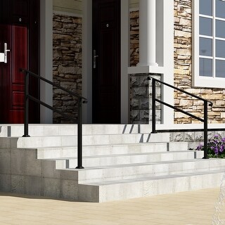 Adjustable Outdoor Stair Handrail Kit (Set of 2) - Bed Bath & Beyond ...
