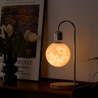 Levitating Moon Lamp with Wireless Charger - Bed Bath & Beyond - 42813523