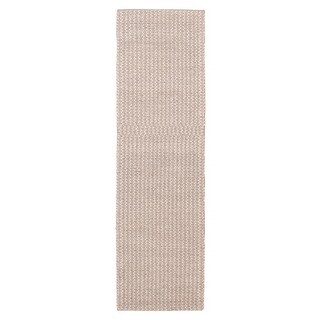ECARPETGALLERY Braid weave Sienna Silver Wool Rug - 2'3 x 8'0 - Bed ...