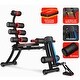 MBB 22 in 1 Wonder Master Adjustable Abdominal Workout Chair, Black (2 ...