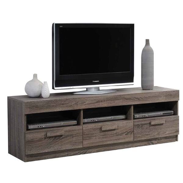 ACME TV Console Entertainment Center Table wtih 3 Drawers 3 Open Media ...
