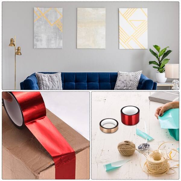 Metalized Polyester Film Tape Adhesive Mirror Decor Tape 50mx8mm - Rose ...