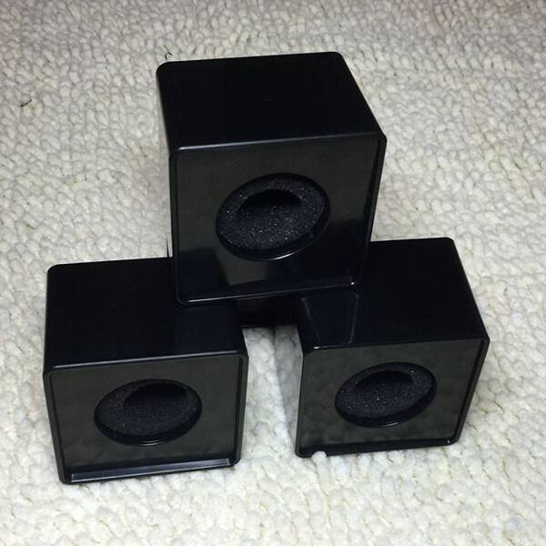 ABS Mic Microphone Interview Square Cubes Logos Flag Station 39mm Hole ...