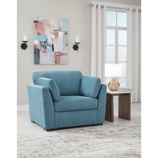 Signature Design by Ashley Keerwick Blue Oversized Chair - 48" W x 41 ...